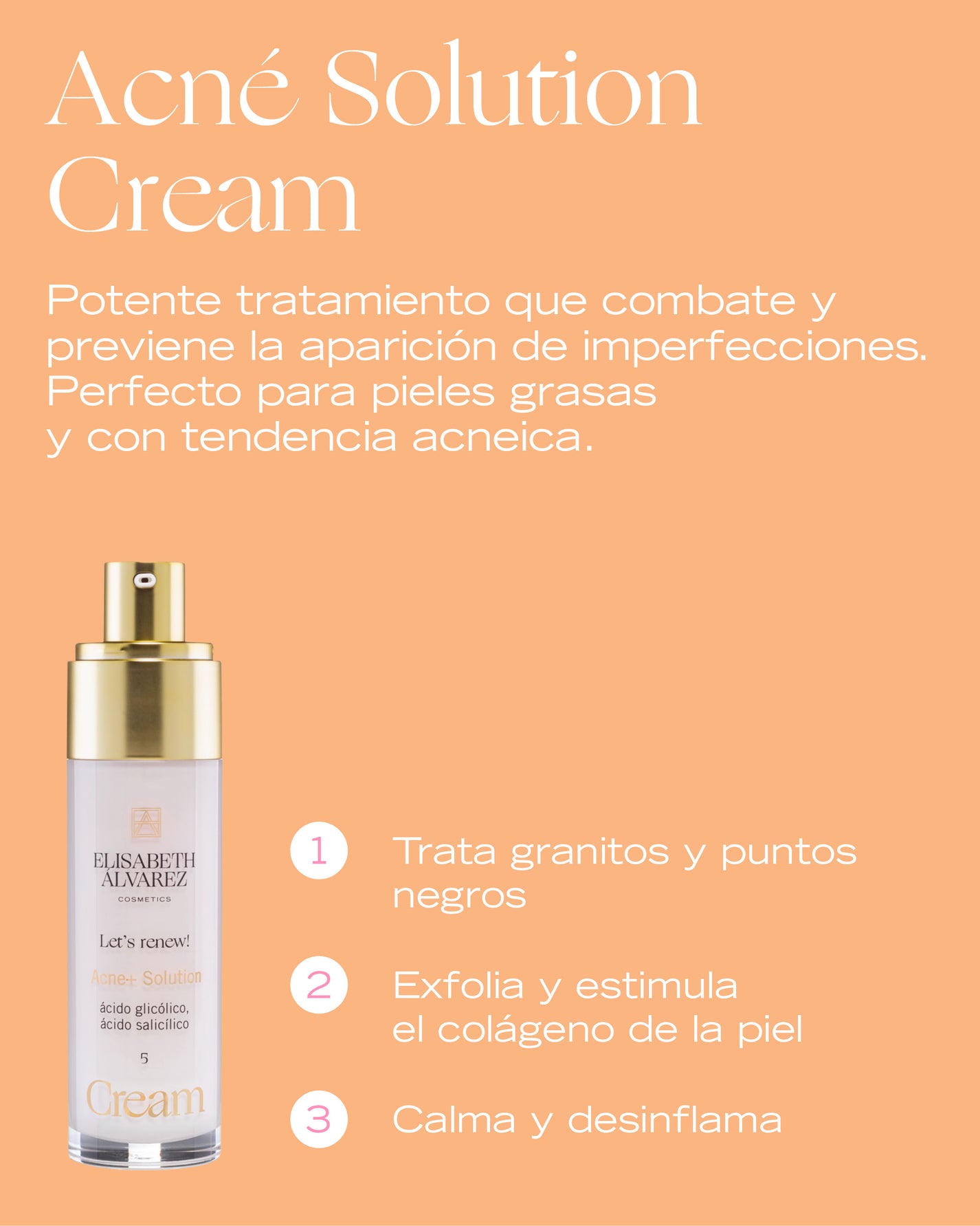 CREMA PARA PIELES CON ACNÉ – ELISABETH ÁLVAREZ COSMETICS